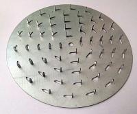 China 1mm Galvanized Steel Round Truss Teeth Nail Plates for OEM ODM Timber Connectors Coated for sale
