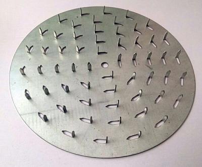 China 1mm Galvanized Steel Round Truss Teeth Nail Plates for OEM ODM Timber Connectors Coated for sale