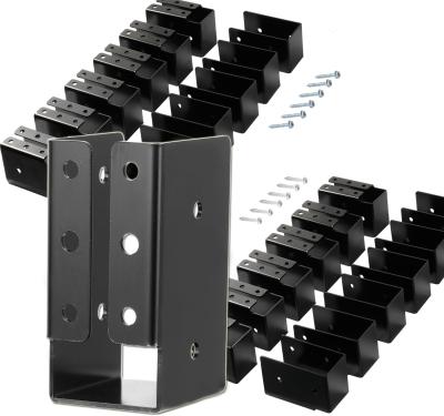 China Swing Function Concealed Joist Hangers for Face Mounting of Wood Rail and Steel Plate for sale