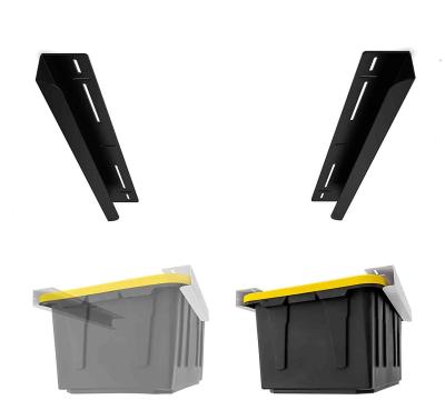 China Standard Overhead Garage Storage Rack with Zinc Plating and Adjustable Width Brackets for sale