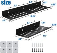 China Space-saving Wall Mounted Bathroom Shelves for Storage or Display Strong and Stable for sale