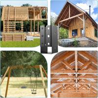 China Steel Powder Coated Concealed Joist Hanger for Outdoor Deck Wood Railing and Fence for sale