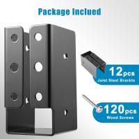 China Steel Powder Coated Concealed Joist Hanger for Outdoor Deck Wood Railing and Fence for sale