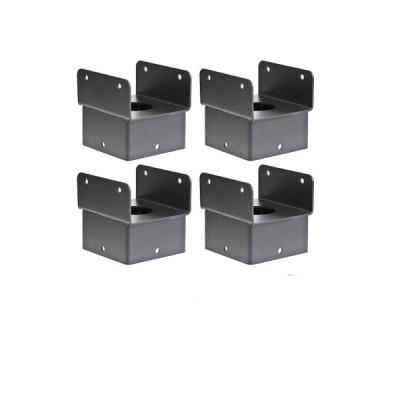 China Wood Terrace Beams Support Bracket for Deck Railing Handrail Post Base on Outdoor Deck for sale
