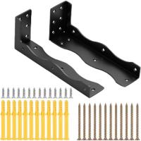 China Customized Logo Print Heavy Duty Folding Shelf Bracket for TV Cabinet Easy to Install for sale