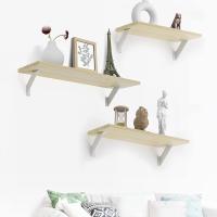 China Fixed Support Heavy Duty 90 Degree Angle Design Wall Mounted White Metal Shelf Bracket for sale