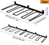 China Powder Coated Boot Hanger 2 Pack Wall Mount Shoe Rack for Heavy Duty Cowboy Boot Rack for sale