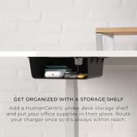 China Stocked Under Desk Drawer Storage for Black Gaming Desk Sit Stand Desk Workstations for sale