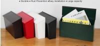 China Rust-Proof Wall-Mount Mailbox Large Capacity Galvanized Steel Post Box 0.8mm Thickness for sale