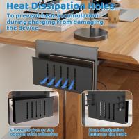China Customized Packing Desk Organization with Magnetic Pen Holder Under Desk Laptop Holder for sale