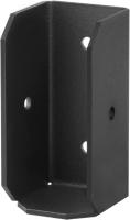 China Nonstandard Steel Deck Railing Fence Bracket Post Joint Connector for Wood Construction for sale