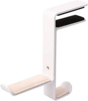 China Headset Holder with Cable Organizer Adjustable Metal Headphone Stand Customized Logo for sale