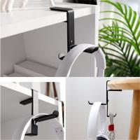 China Headset Holder with Cable Organizer Adjustable Metal Headphone Stand Customized Logo for sale