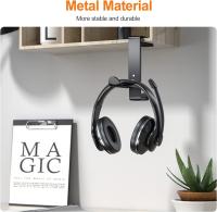China Powder Coated Multifunctional Headphone Stand with Custom Logo and Adjustable Stand for sale