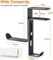 China Powder Coated Multifunctional Headphone Stand with Custom Logo and Adjustable Stand for sale