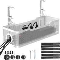 China Under Desk Cable Management Tray and Clamp Mount The Perfect Solution for Wire Clutter for sale