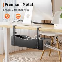 China Under Desk Cable Management Tray and Clamp Mount The Perfect Solution for Wire Clutter for sale