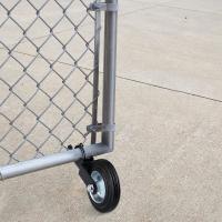 China Hot Galvanized 6 Inch Under Mount Farm Gate Caster for Garden Gate Sliding Wheels for sale