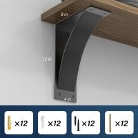 China Metal Shelf Countertop Bracket Support for Fireplace and Backyard in Heavy Duty Steel for sale