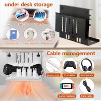 China Streamline Your Desk with our Steel Cable Tray Desk Wire Management and Cord Organizer for sale