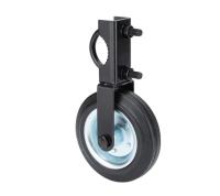 China Hot Galvanized Gate Wheel for 6 Inch Under Mount Farm Gate Caster Garden Fence Wheels for sale