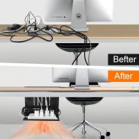 China Organize Your Desk with Side Mount Clamp on Laptop Shelf and Under Desk Laptop Holder for sale
