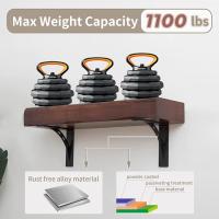 China 15x24inch Heavy Duty Alloy Metal Fireplace Mantel Brackets Countertop Support Brackets for sale