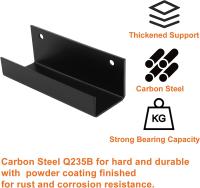 China Single-side Bracket U-Bracket Wall Mount Bracket for Garage Ladder Storage Heavy Duty for sale