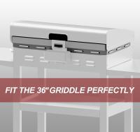 China Magnetic Wind Guards 36'' Blackstone Griddle Accessories Fit Side Shelf Lid and Rear Grease Cup Heat Shield Side Table for sale