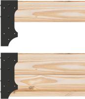 China DIY Project 2.27kg Raised Garden Bed 4 Pcs Corner Brackets for Space-saving Solution for sale
