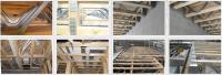 China Outdoor Construction Silver Wooden Roof Sheet Metal Building Materials with Web Joists for sale