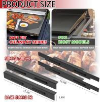 China Customized Magnetic Wind Guards for Blackstone 36 Inch Griddle Stainless Steel Wind Screen for sale