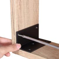 China Steel L Right Angle Bracket Metal Joint Corner Brace for Furniture and Wood Shelves for sale