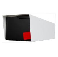 China Mid Century Style Post Mount Mailbox for Garden by Surealong Modern in Black or White for sale