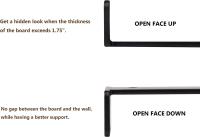 China Floating L Shelf Brackets 1/4