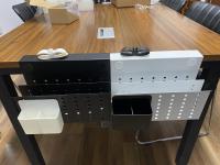 China Upgrade Your Desk Organization with 2 Tier Steel Hanging Storage Drawers and Pen Holder for sale