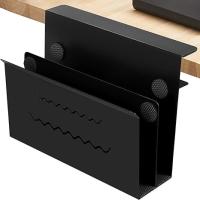 China 1mm Thickness No Drill Desk Organizer with Cable Management Kit Headphone Hook Magnetic Pen Holder for sale