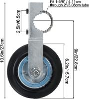 China Hot Galvanized Heavy Duty Garden Gate Caster Wheel for Sliding Fence Roller Wheel for sale