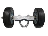 China Heavy-Duty 3.1kg Q235 Steel Rolling Gate for Driveway Chain Link Fence Metal Tube Gates Wheel for sale