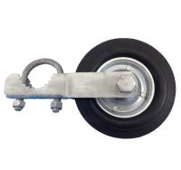 China Heavy-Duty 3.1kg Q235 Steel Rolling Gate for Driveway Chain Link Fence Metal Tube Gates Wheel for sale