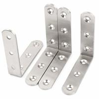 China Powder Coated 90 Degree Angle Bracket Heavy Duty Stainless Steel Wall Mount L Bracket for sale
