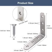 China Powder Coated 90 Degree Angle Bracket Heavy Duty Stainless Steel Wall Mount L Bracket for sale
