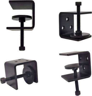 China Floating Shelf Mount C Clamp Steel Bracket Clamp with Screws and Adjustable Mount for sale