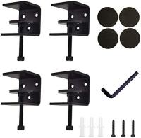China Floating Shelf Mount C Clamp Steel Bracket Clamp with Screws and Adjustable Mount for sale