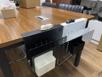 China Desk Storage Holder for Office and Home Non-Drilling Metal Laptop Side Organizer for sale