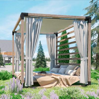 China Upgrade Your Outdoor Living Space with 4x4 3-Way Pergola Brackets Kit and Post Base for sale