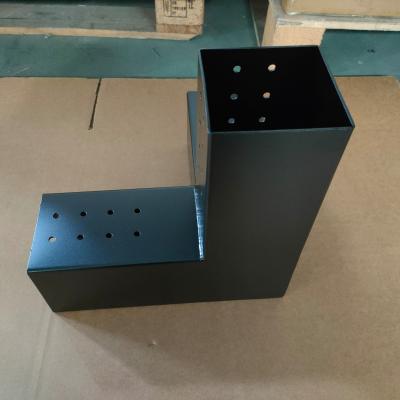 China 4x4 Pergola Brackets Kit 4-Way Woodworks Corner Brackets Bracket Shoulders Wood Post Base for sale