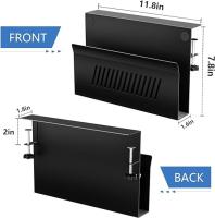China Convenient Laptop Holder for Desk Organizer No Drill Under Desk Drawer Clamp on Shelf for sale