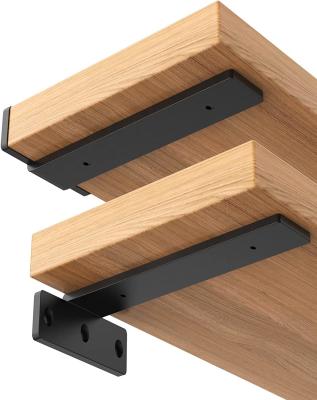 China Floating Shelf Bracket Hidden Invisible L Brackets Heavy Duty Cast Iron Industrial Supports Brackets for Shelves for sale