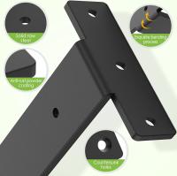 China Floating Shelf Bracket Hidden Invisible L Brackets Heavy Duty Cast Iron Industrial Supports Brackets for Shelves for sale